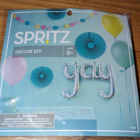 Spritz | Party Supplies | Spritz Decor Kit Yay Birthday Party ...